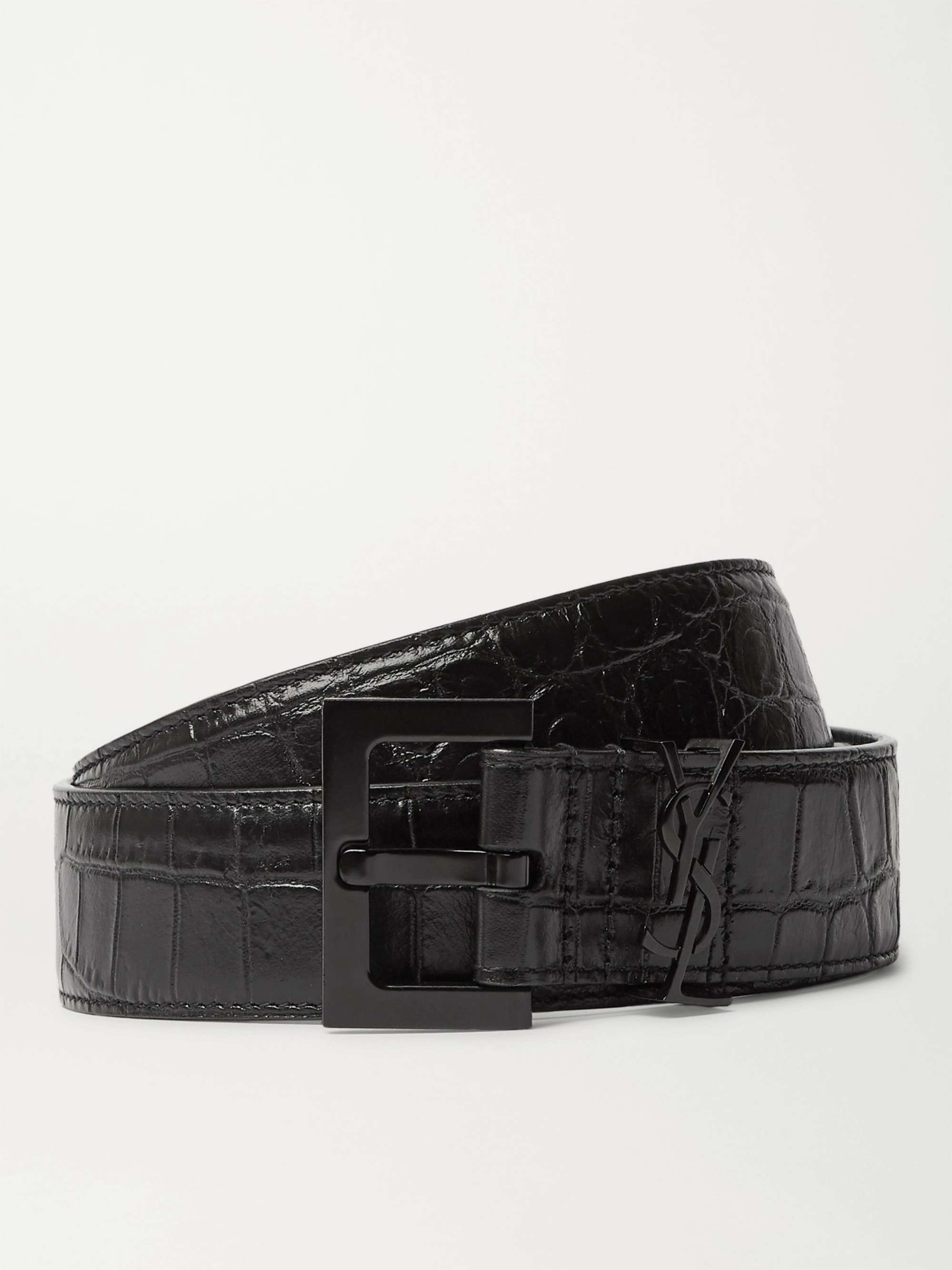 Ysl Croc Belt