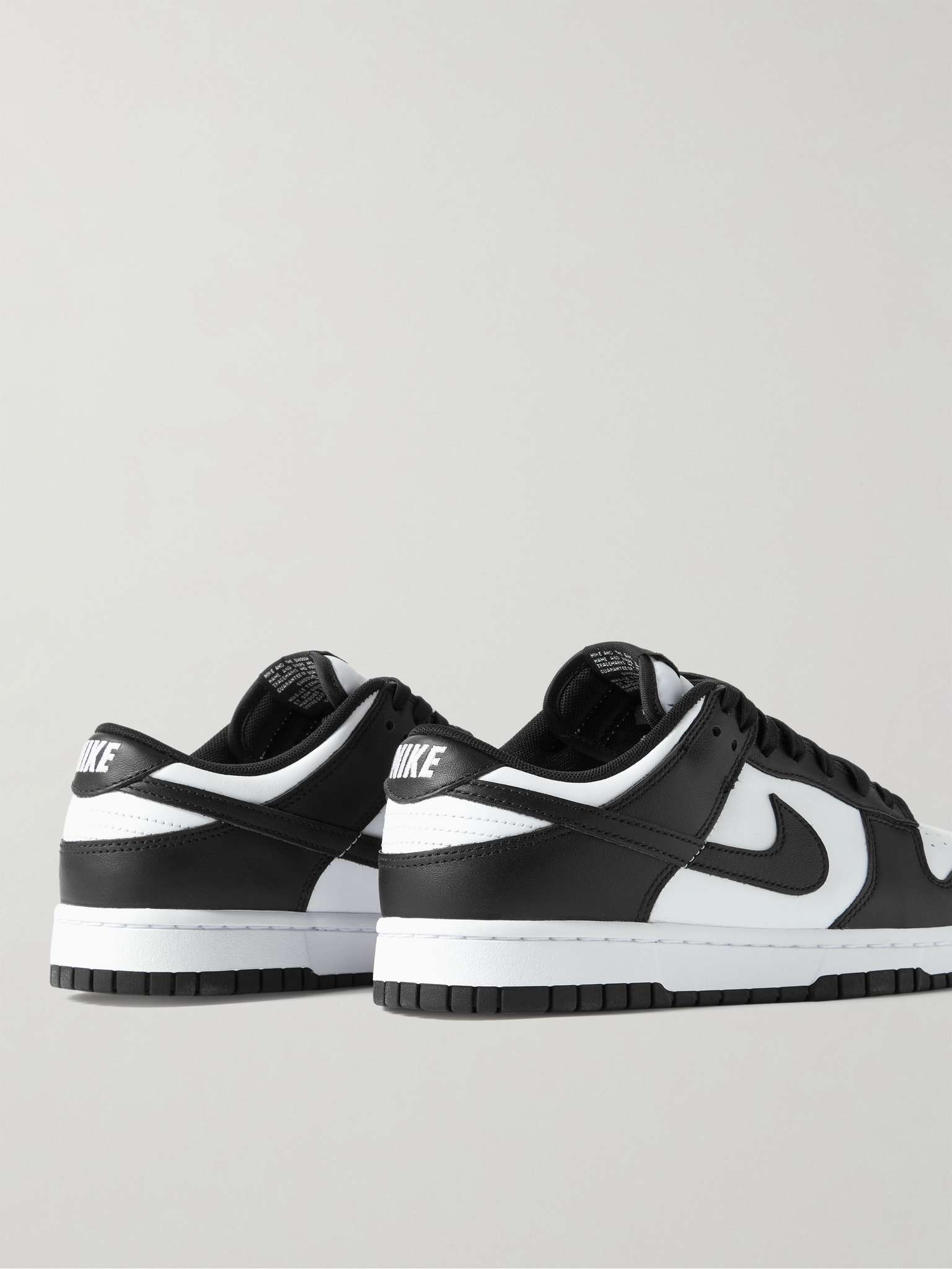 NIKE Dunk Low Retro Leather Sneakers for Men | MR PORTER