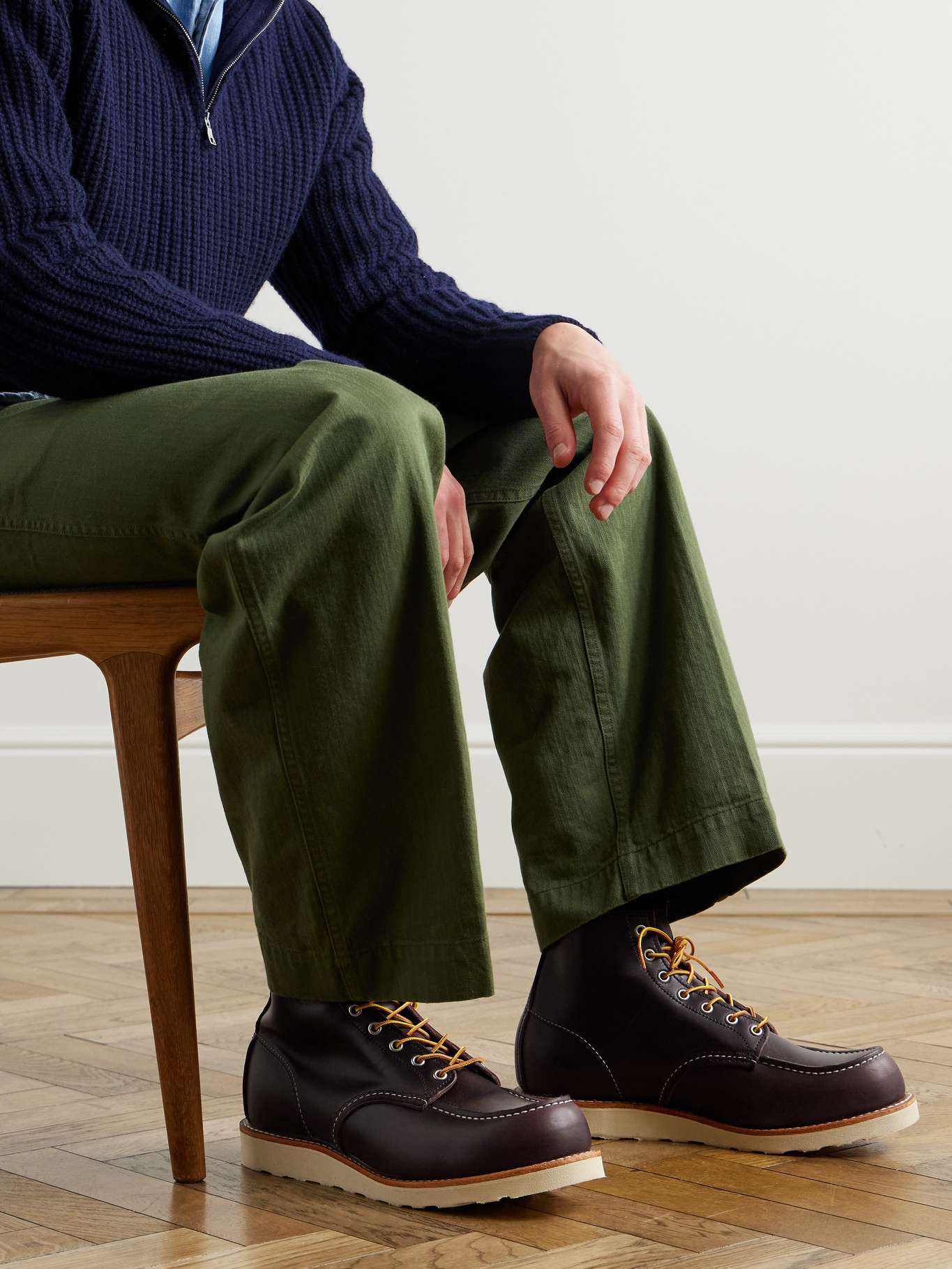 RED WING SHOES 8847 Classic Moc Leather Boots for Men | MR PORTER