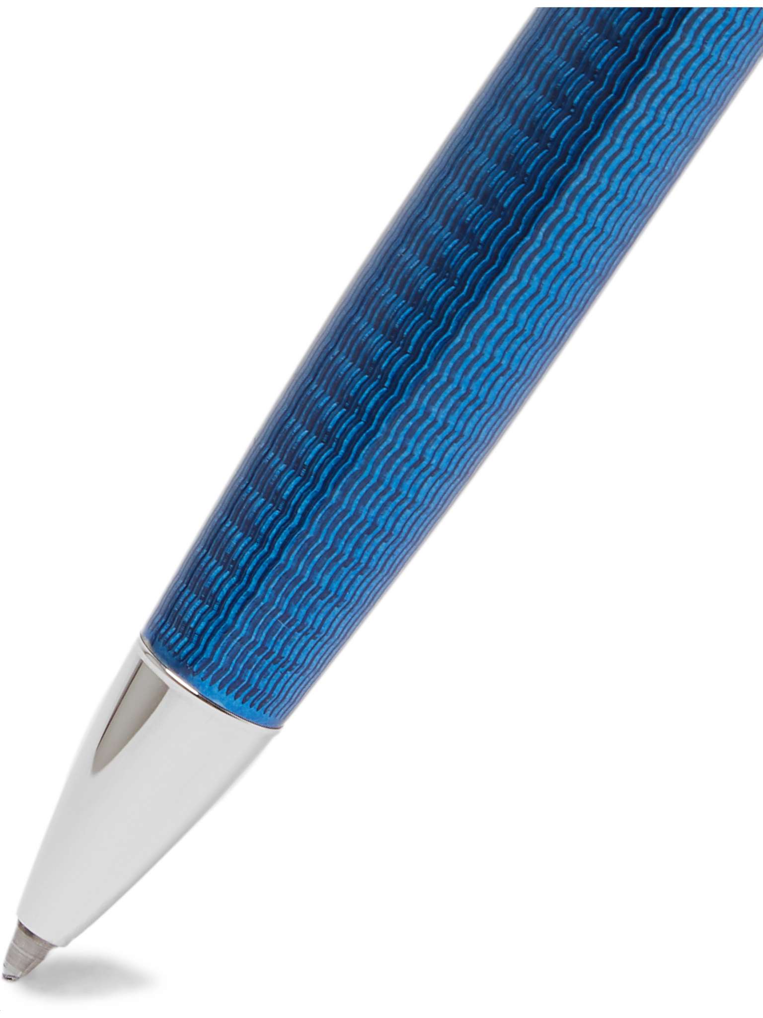 CARAN D'ACHE Léman Grand Rhodium-Plated and Lacquered Ballpoint Pen for ...
