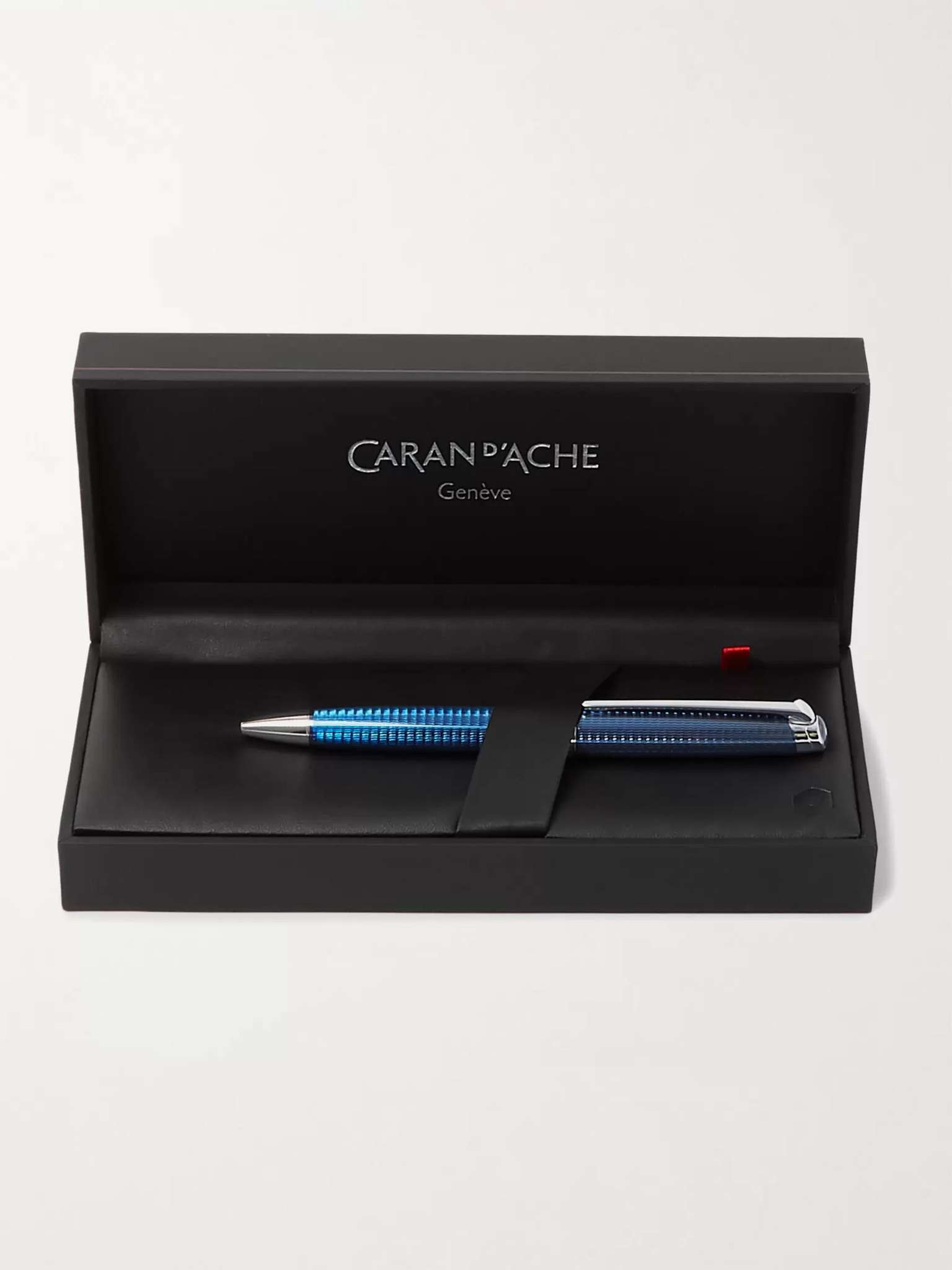 CARAN D'ACHE Léman Grand Rhodium-Plated and Lacquered Ballpoint Pen for ...