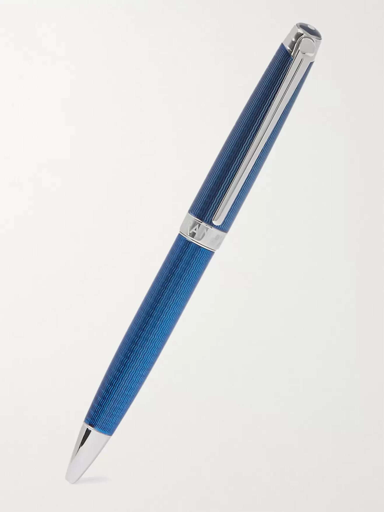 CARAN D'ACHE Léman Grand Rhodium-Plated and Lacquered Ballpoint Pen for ...