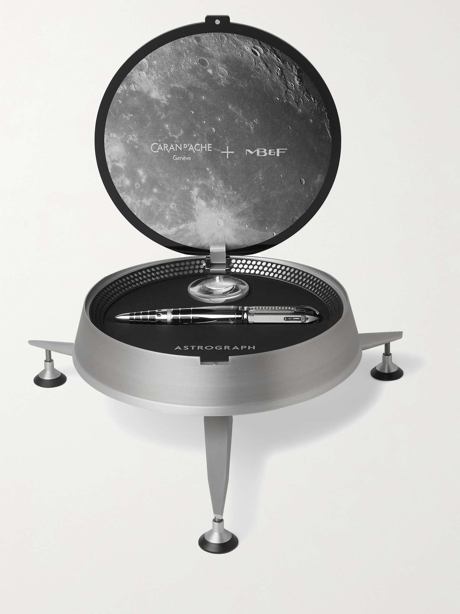 Silver + MB&F Astrograph Limited Edition Rhodium-Plated Fountain Pen ...