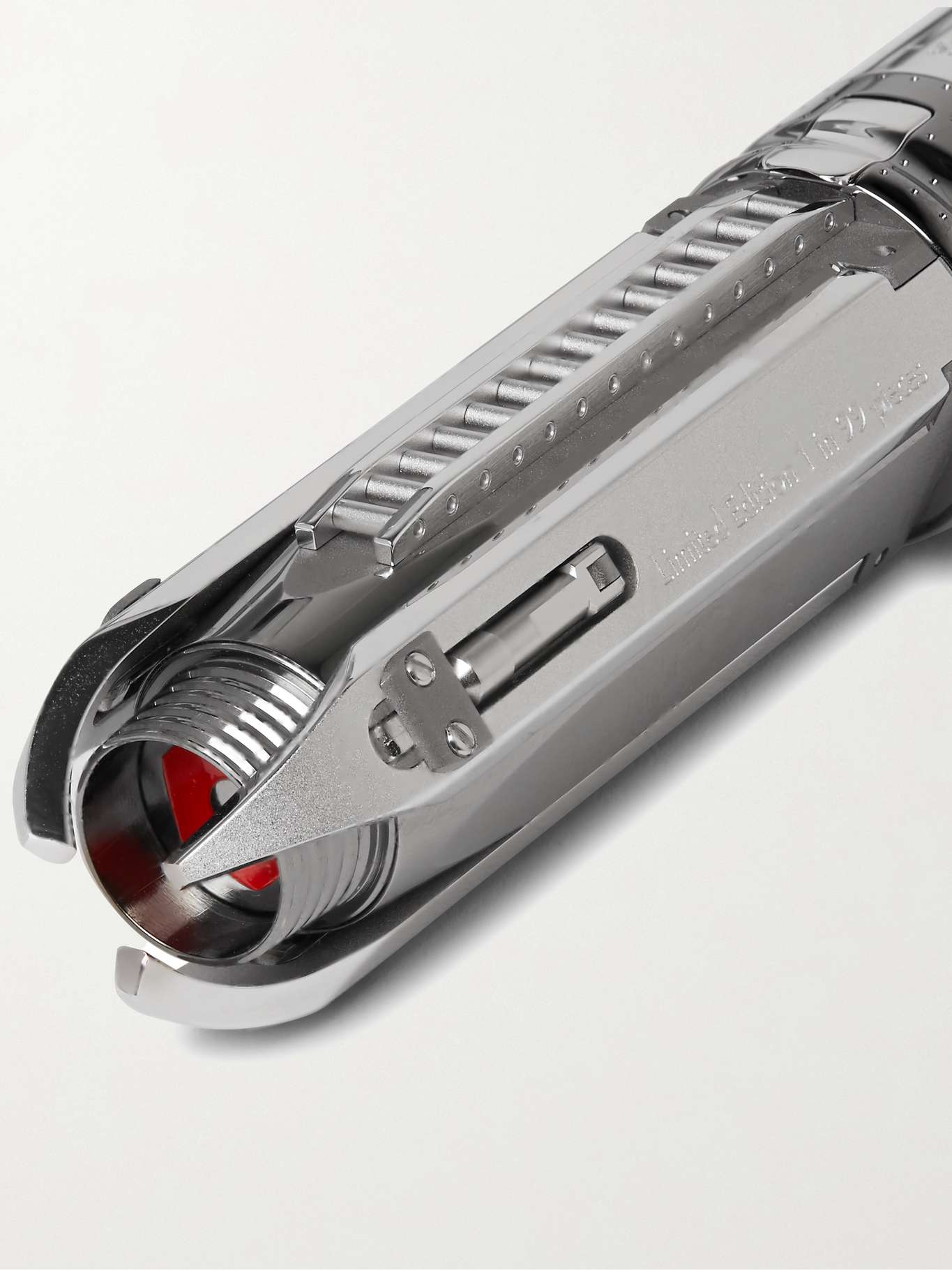 Silver + MB&F Astrograph Limited Edition Rhodium-Plated Fountain Pen ...