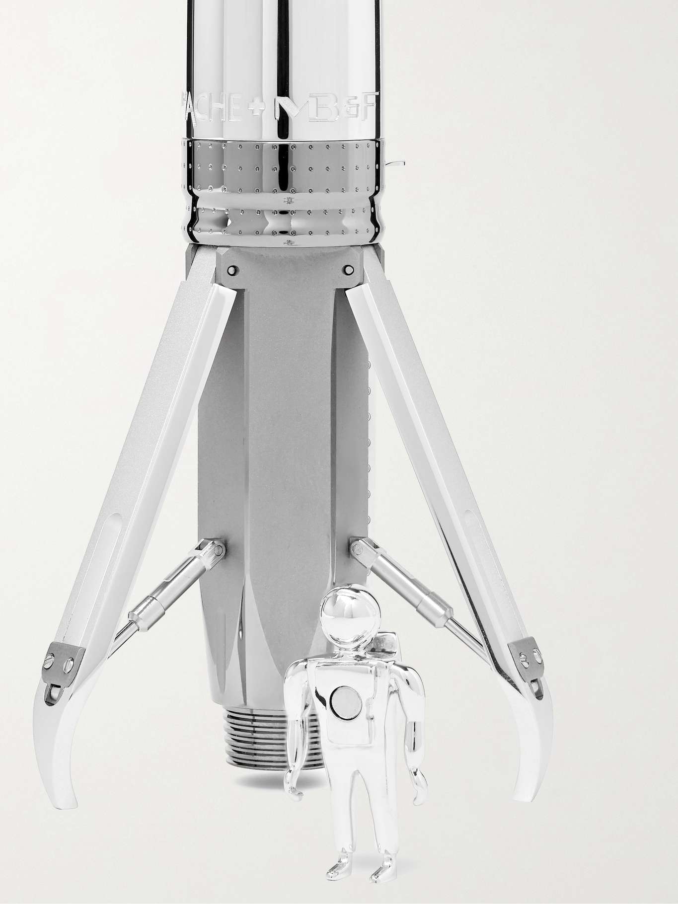 Silver + MB&F Astrograph Limited Edition Rhodium-Plated Fountain Pen ...