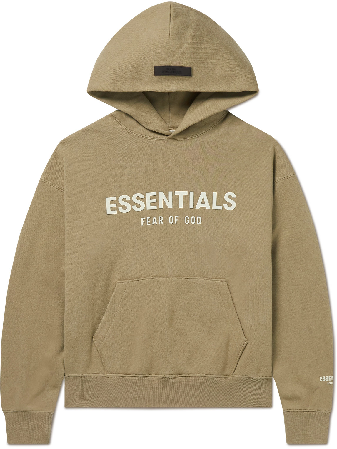 Fear Of God Essentials Kids - Logo-Flocked Cotton-Blend Jersey ...