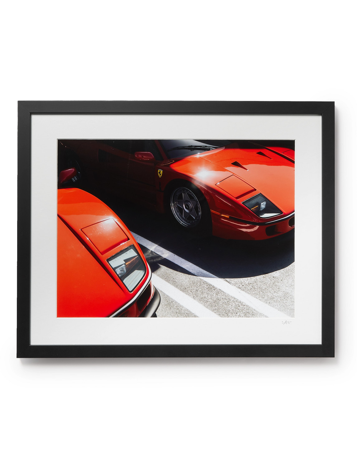 Sonic Editions - Framed 2018 Two Ferrari F40s Print, 16"" x 20 ...