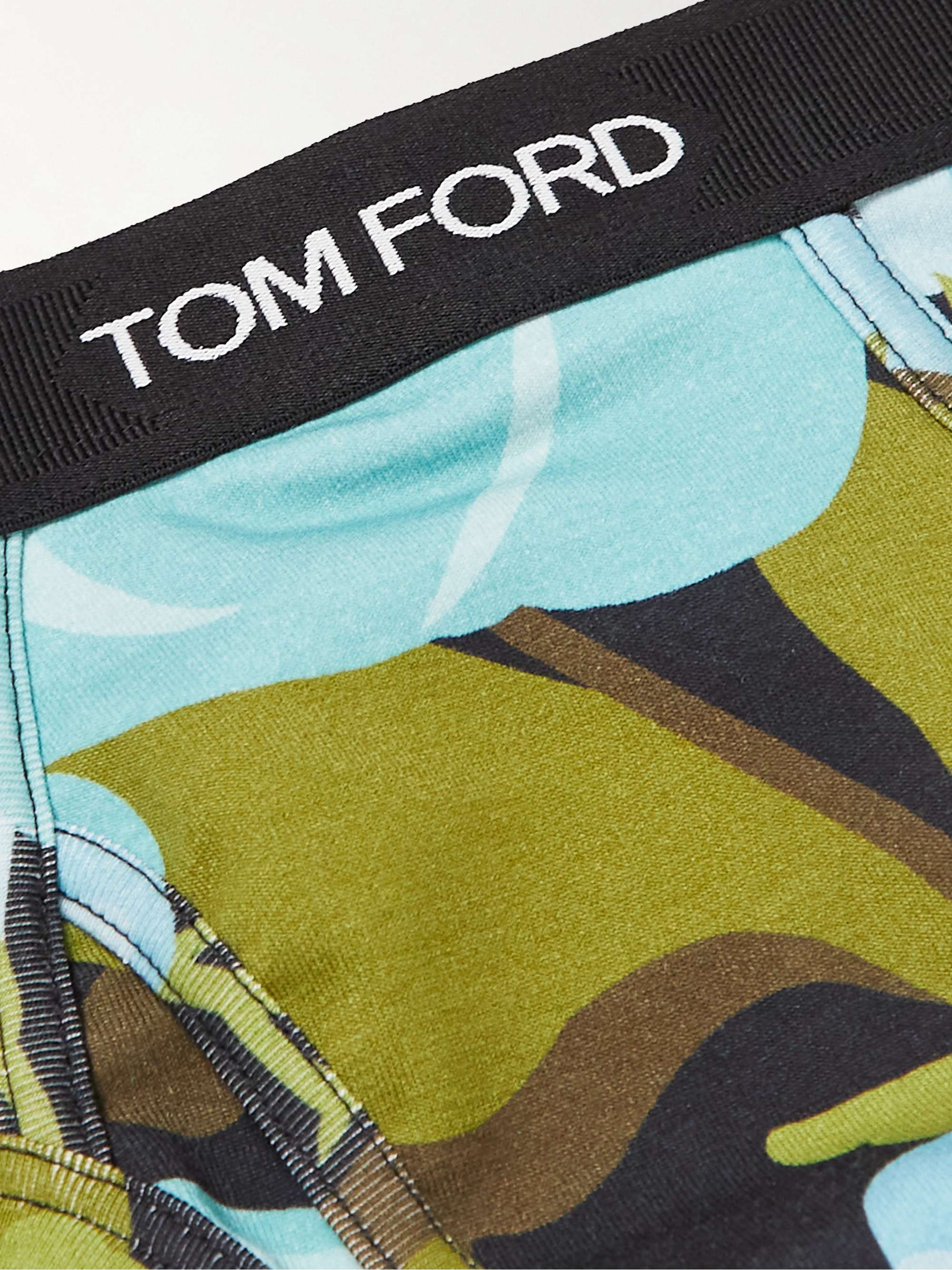 Tom Ford Floral Print Stretch Cotton Briefs For Men Mr Porter