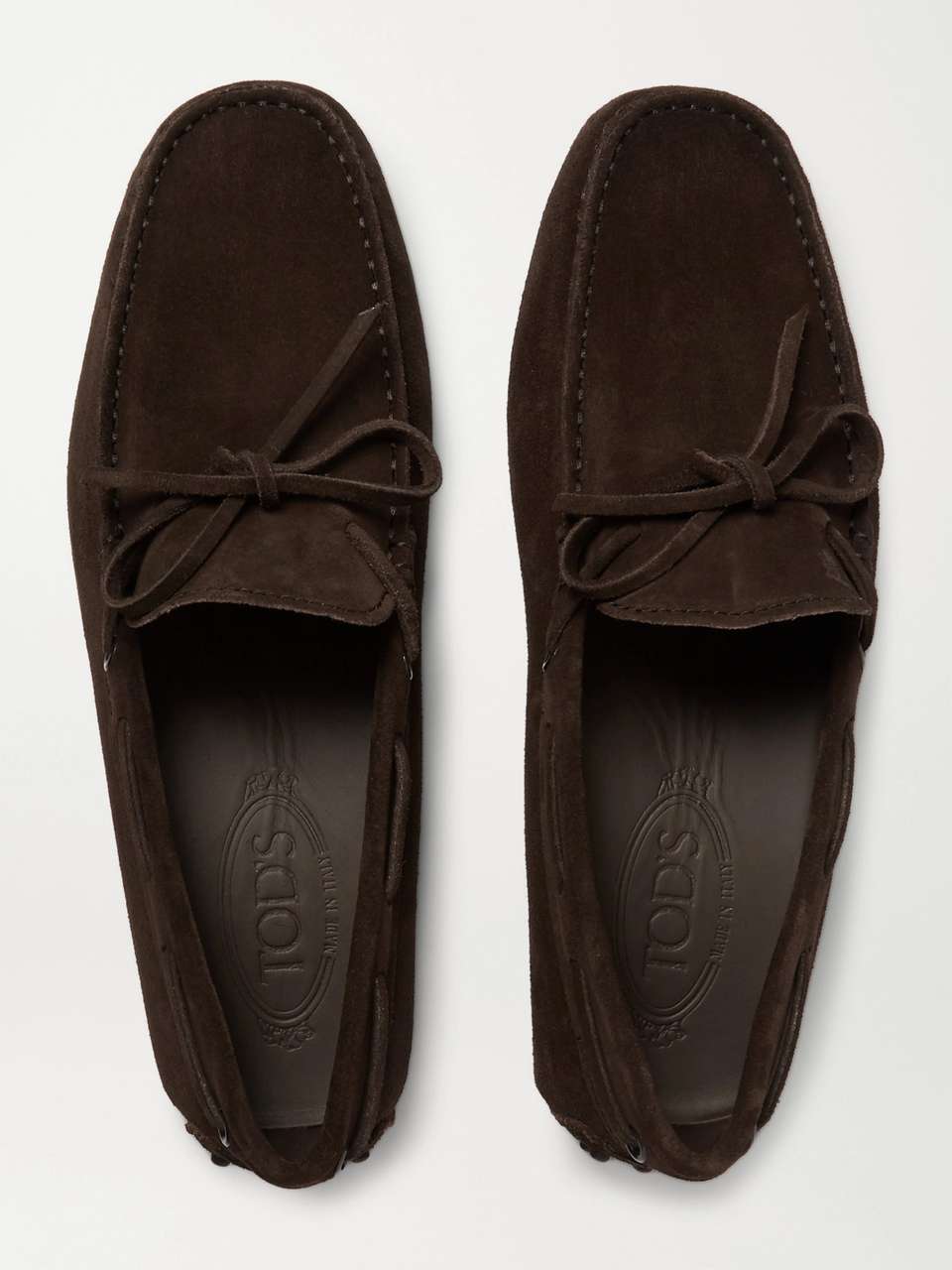 TOD'S Gommino Suede Driving Shoes for Men | MR PORTER
