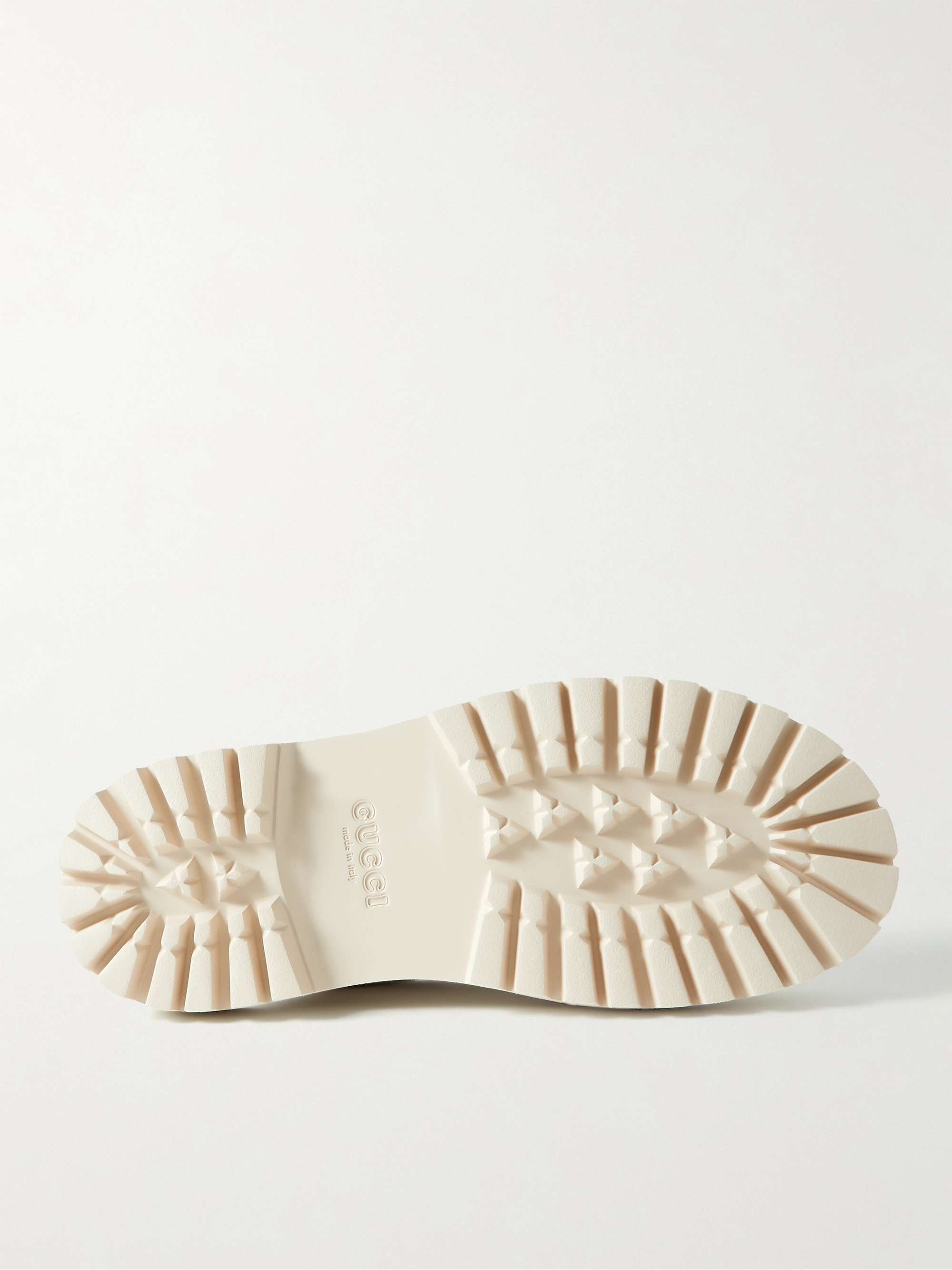 GUCCI Logo-Perforated 러버 크록스 - 페칭