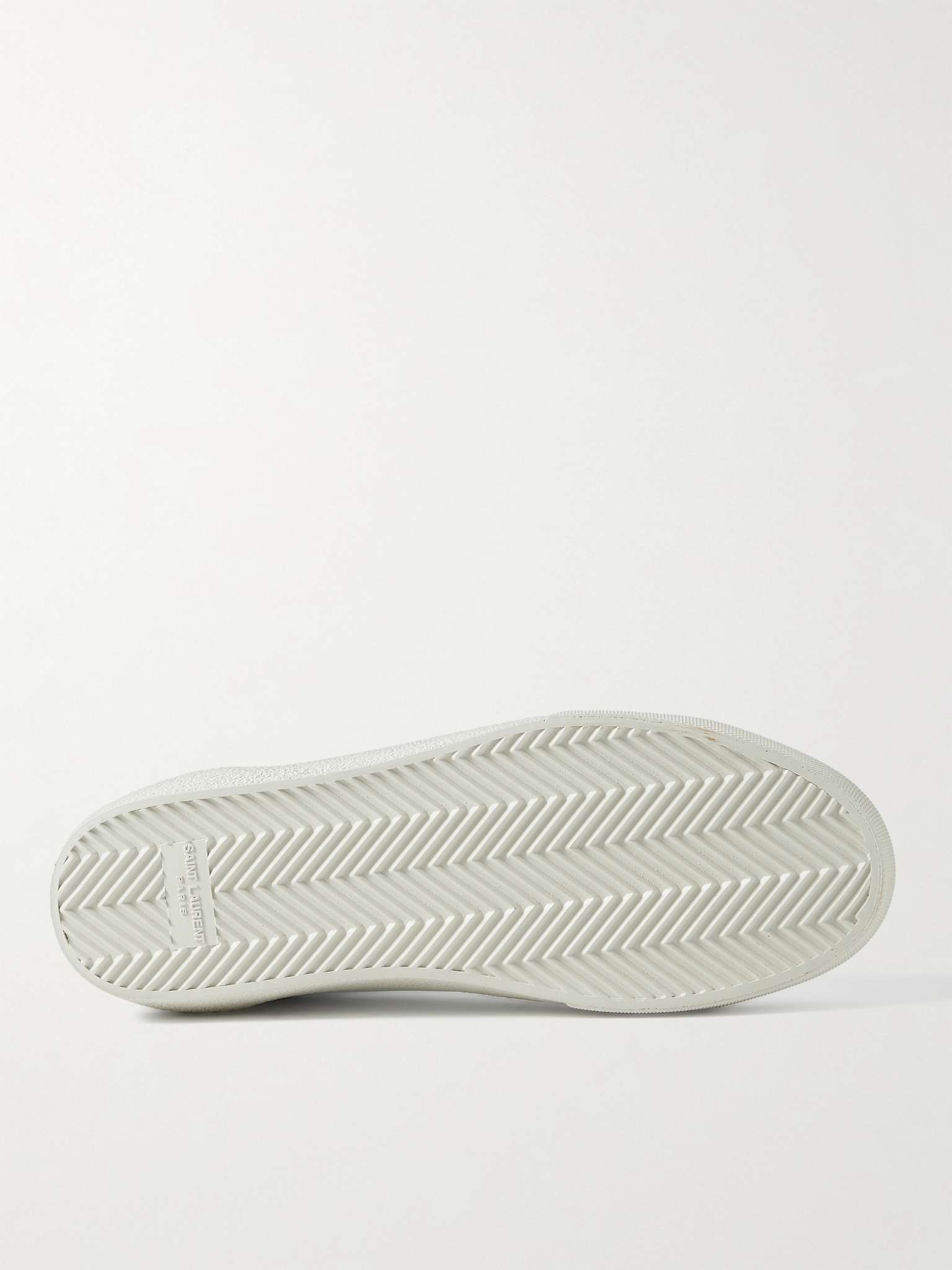 SAINT LAURENT SL/06 Court Classic Logo-Embroidered Leather Sneakers for ...