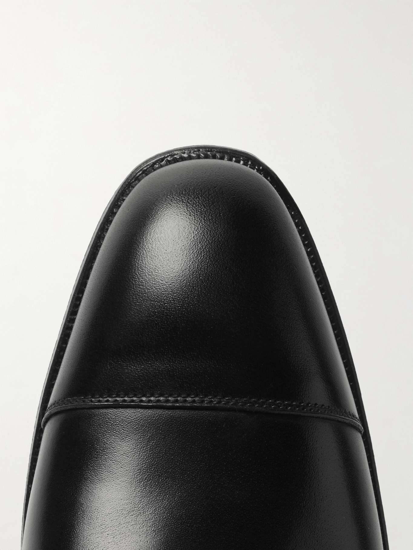 GEORGE CLEVERLEY Thomas Cap-Toe Leather Monk-Strap Shoes for Men | MR ...
