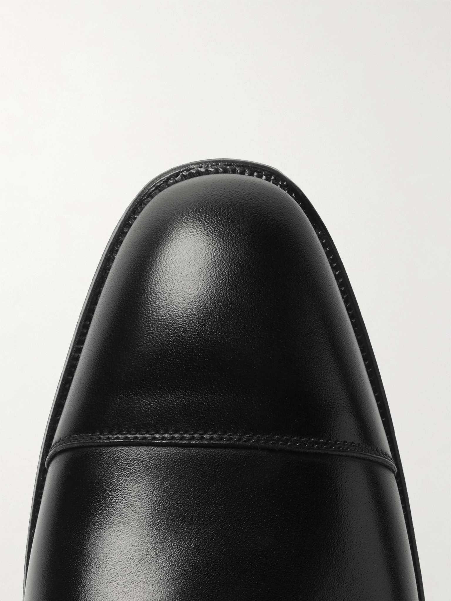 GEORGE CLEVERLEY Thomas Cap-Toe Leather Monk-Strap Shoes for Men | MR ...