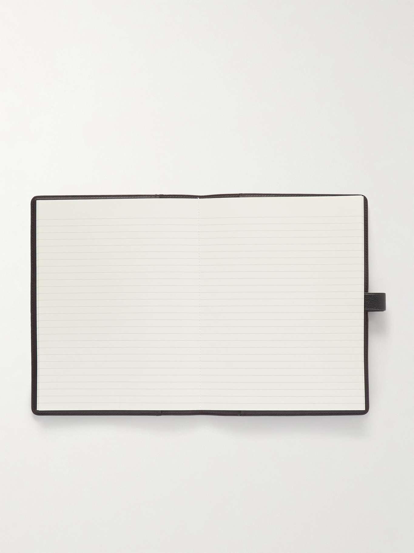 MÉTIER Leather-Trimmed Printed Canvas Notebook for Men | MR PORTER