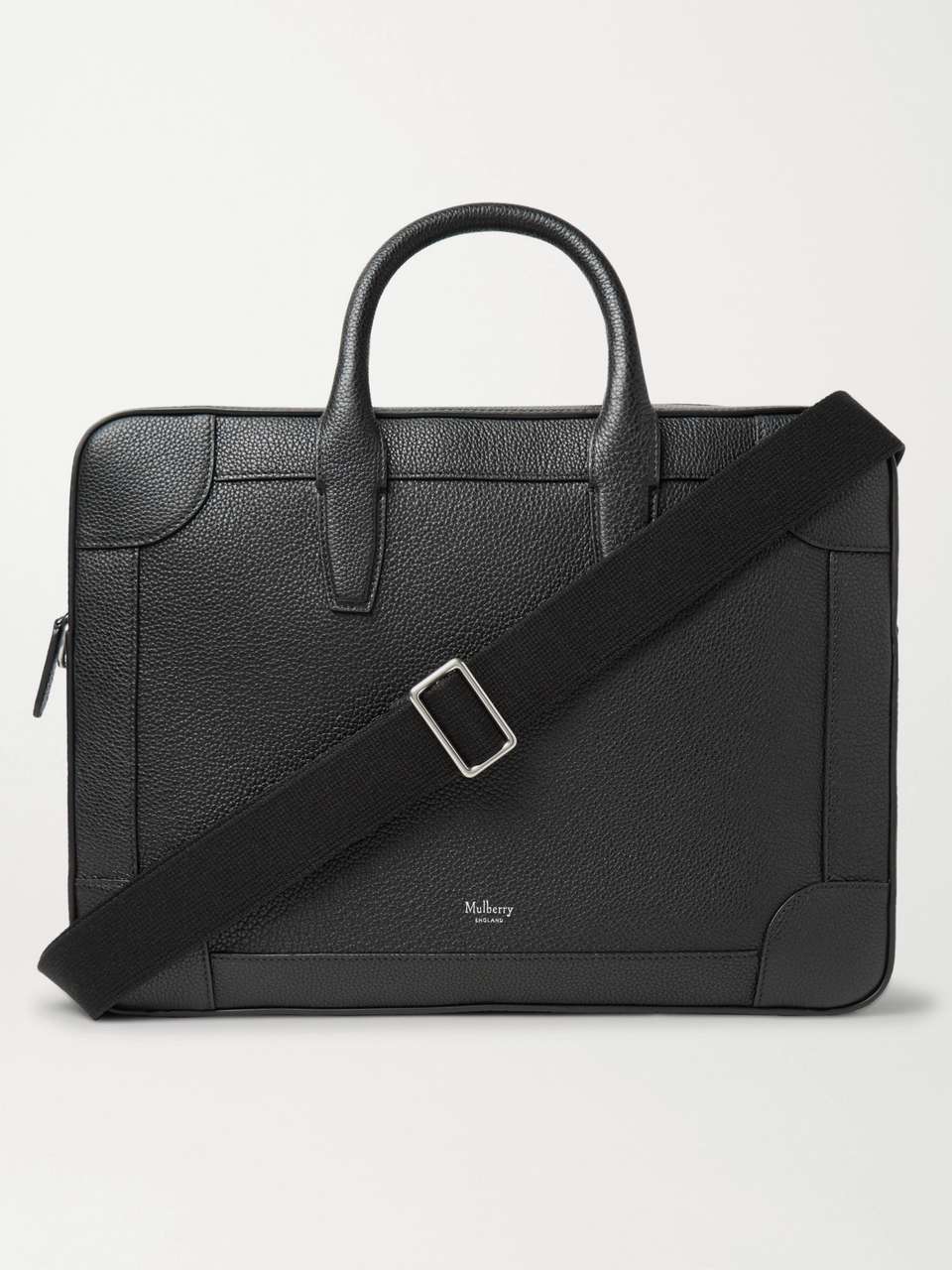 MULBERRY Belgrave Full-Grain Leather Briefcase for Men | MR PORTER