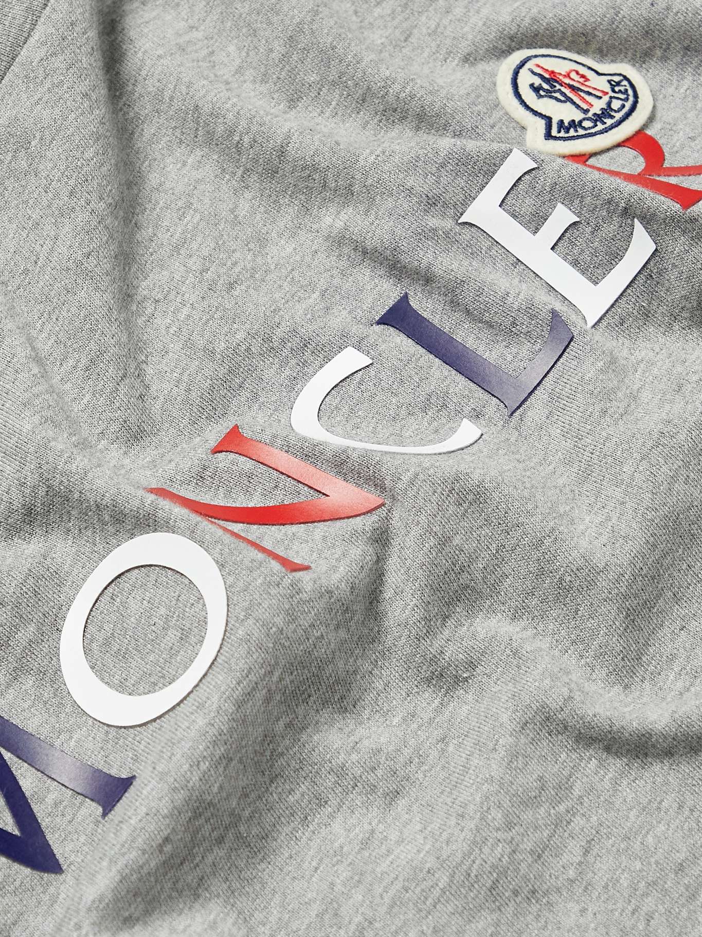 MONCLER Logo-Print Cotton-Jersey T-shirt for Men | MR PORTER
