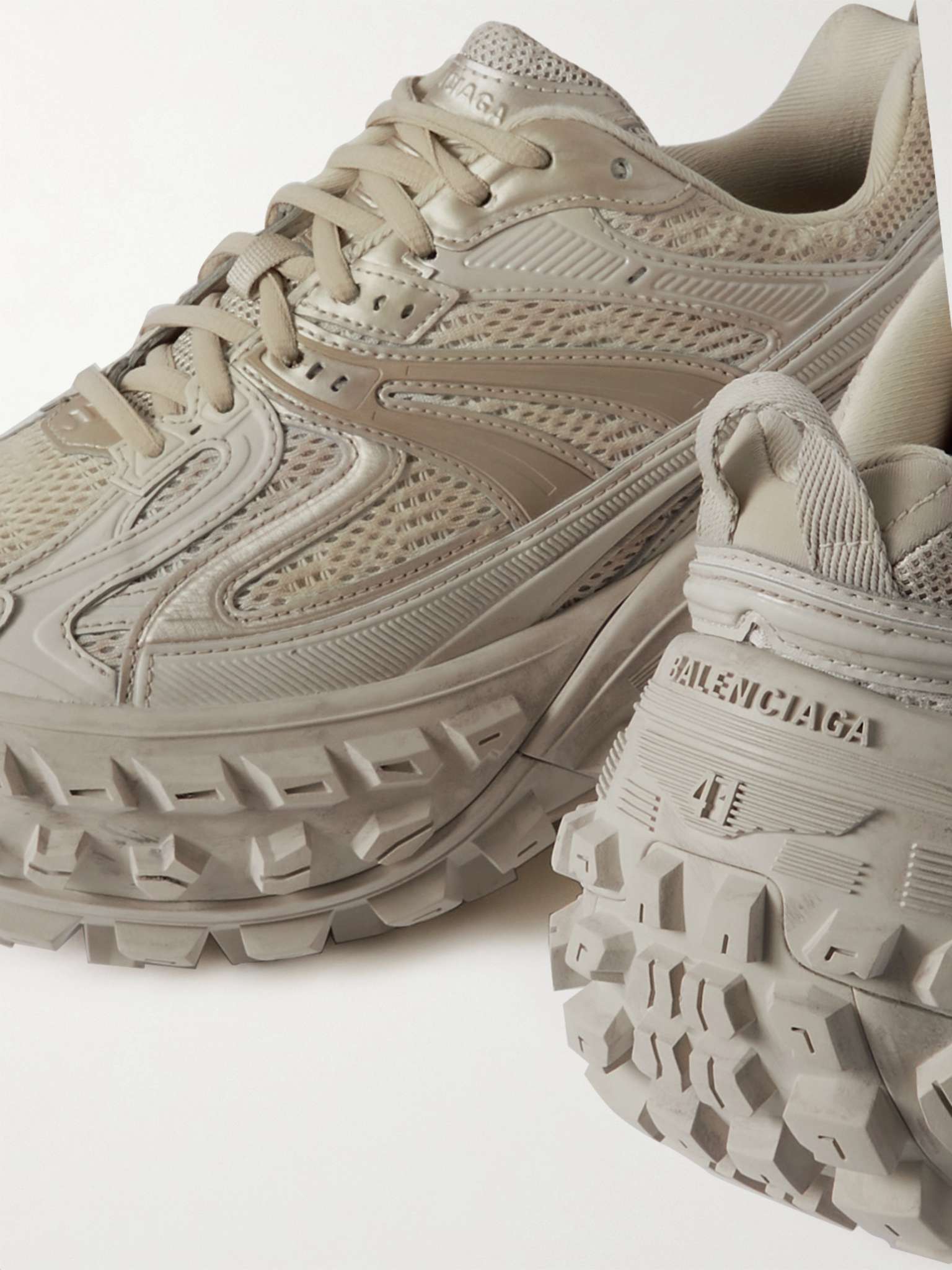 BALENCIAGA Bouncer Mesh and Rubber Sneakers for Men | MR PORTER