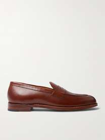 GRENSON Lloyd Leather Penny Loafers for Men | MR PORTER