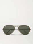 RAY-BAN Aviator Gold-Tone Sunglasses for Men | MR PORTER