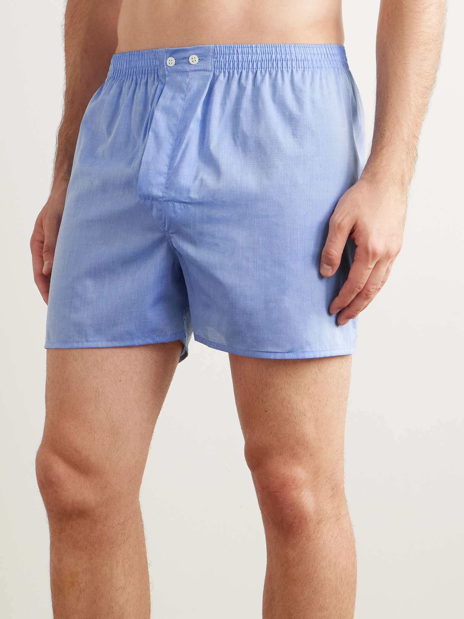 DEREK ROSE Amalfi Cotton Boxer Shorts for Men | MR PORTER