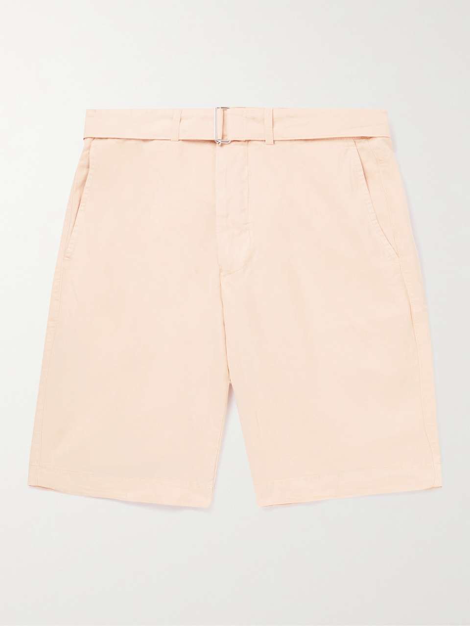 OFFICINE GÉNÉRALE Julian Straight-Leg Belted Lyocell, Linen and Cotton ...