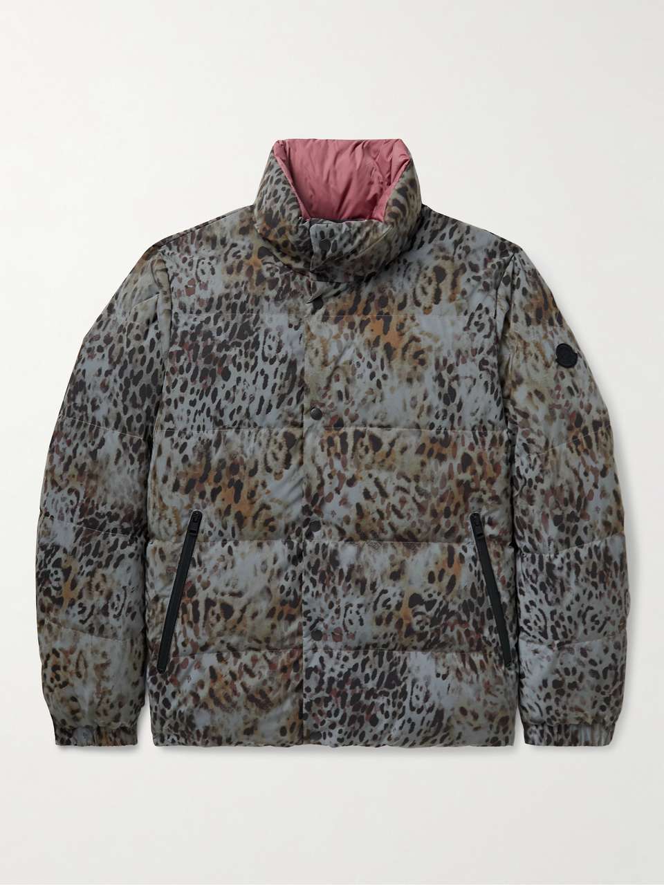 MONCLER GENIUS 2 Moncler 1952 Reflective Reversible Cheetah-Print Shell ...