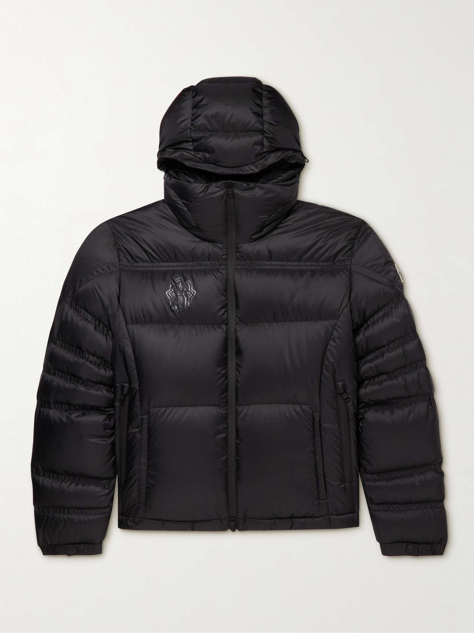MONCLER GENIUS + Gentle Monster Logo-Print Quilted Shell Down Hooded ...
