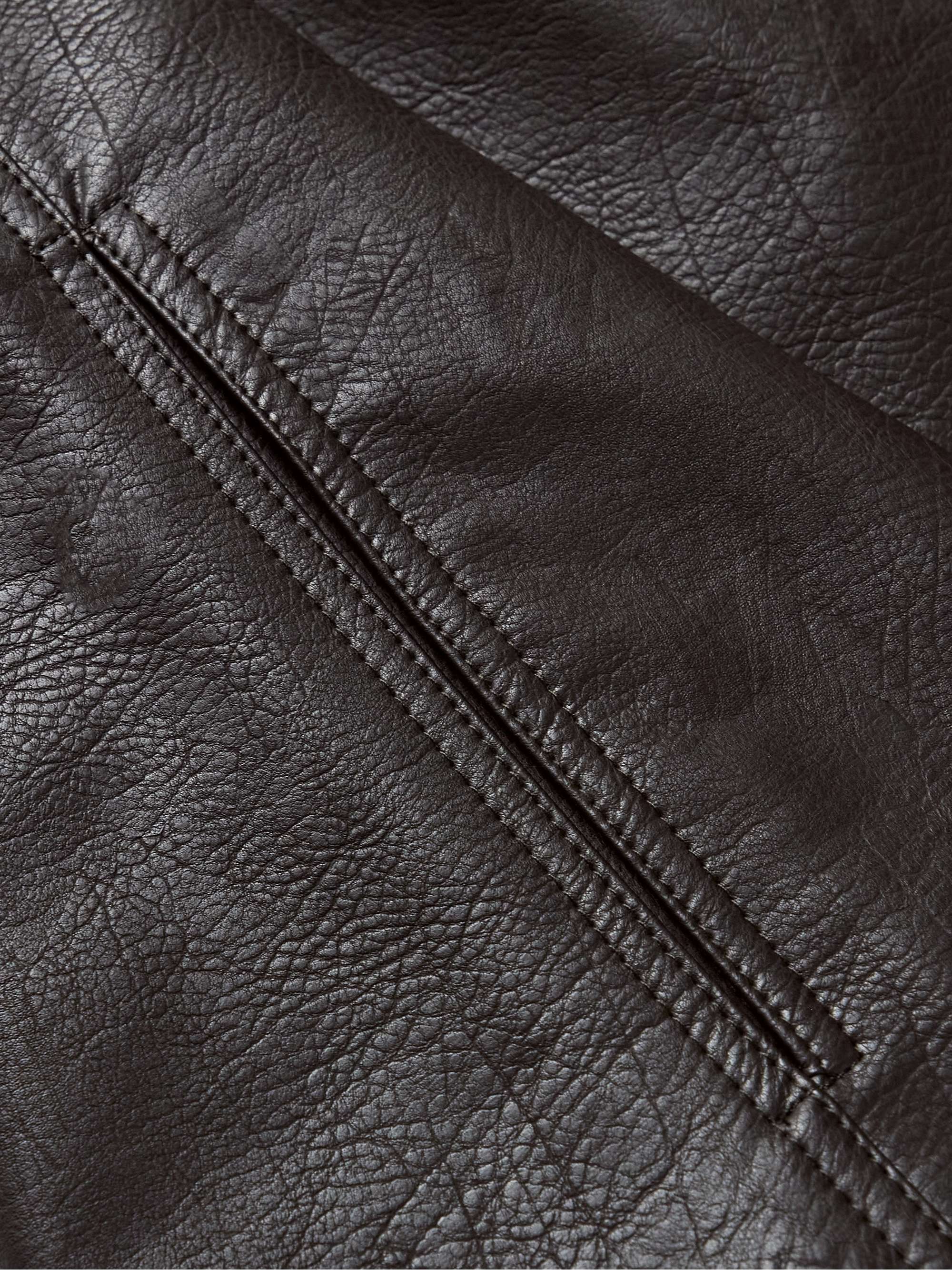 Sefr Truth 퍽스 레더 자켓 - 페칭