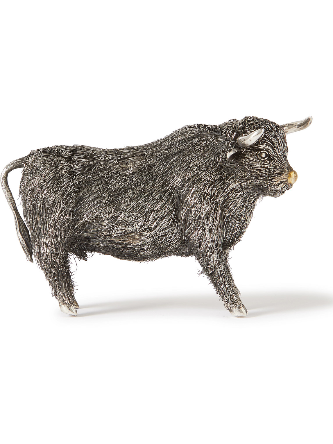 Buccellati - Bull Silver And Gold-Tone Ornament - Men - Silver for Men