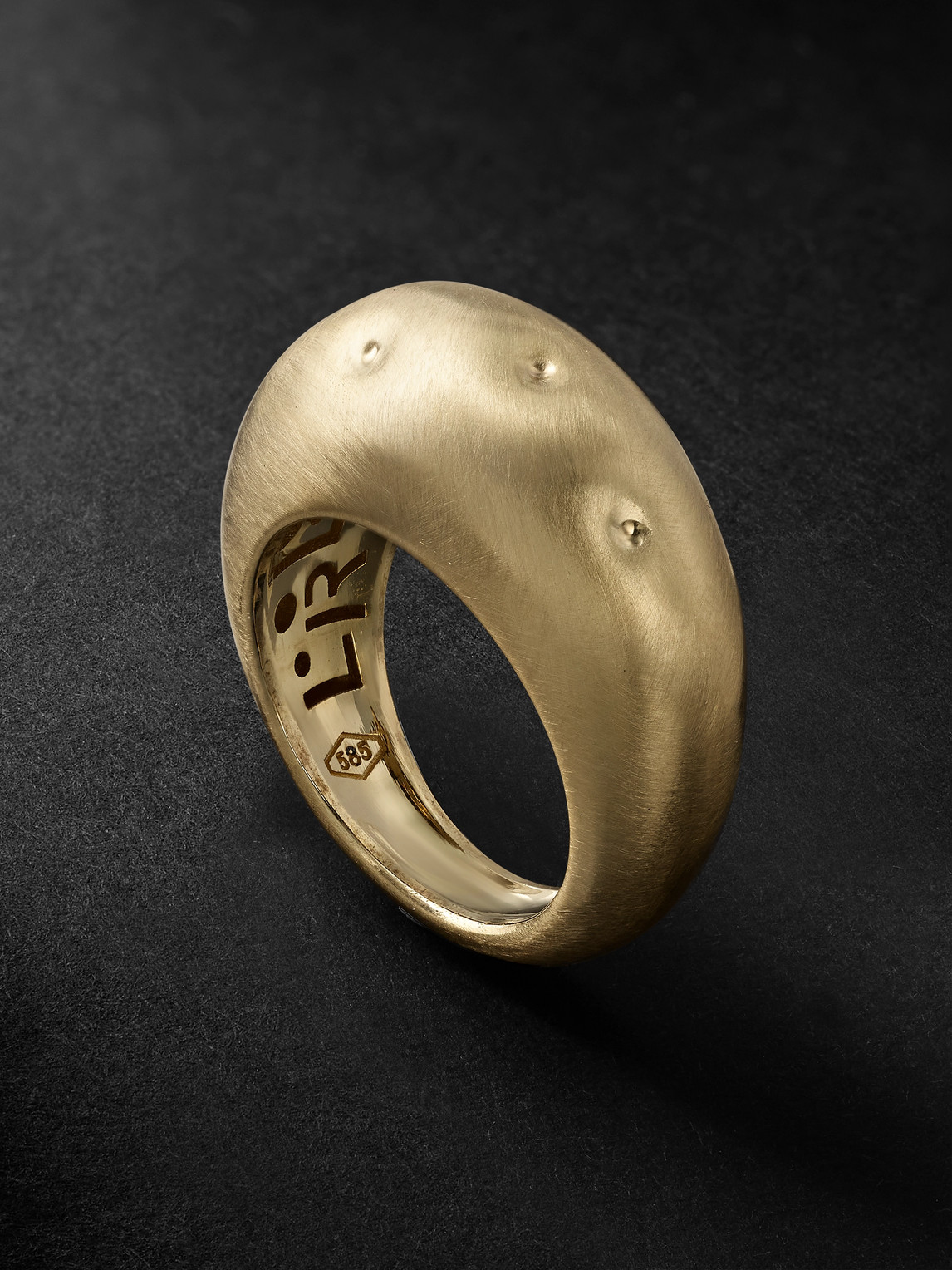Lauren Rubinski Gold Signet Ring | ModeSens