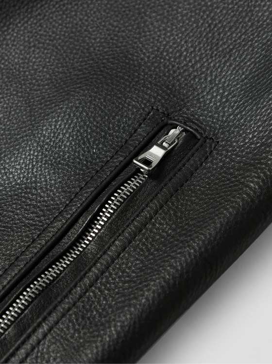 MR P. Full-Grain Leather Coach Jacket for Men | MR PORTER