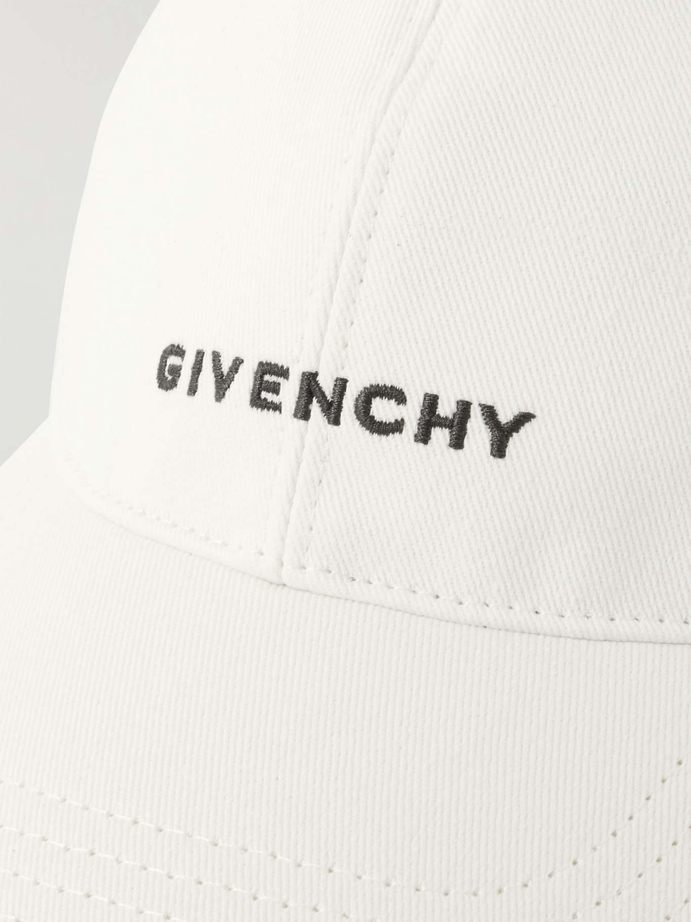 GIVENCHY Logo-Embroidered Cotton-Blend Twill Baseball Cap for Men | MR ...