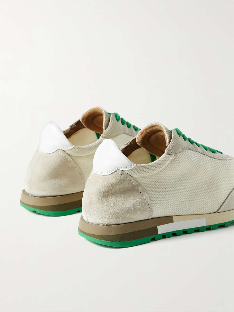 THE ROW Owen Suede-Trimmed Mesh Sneakers for Men | MR PORTER