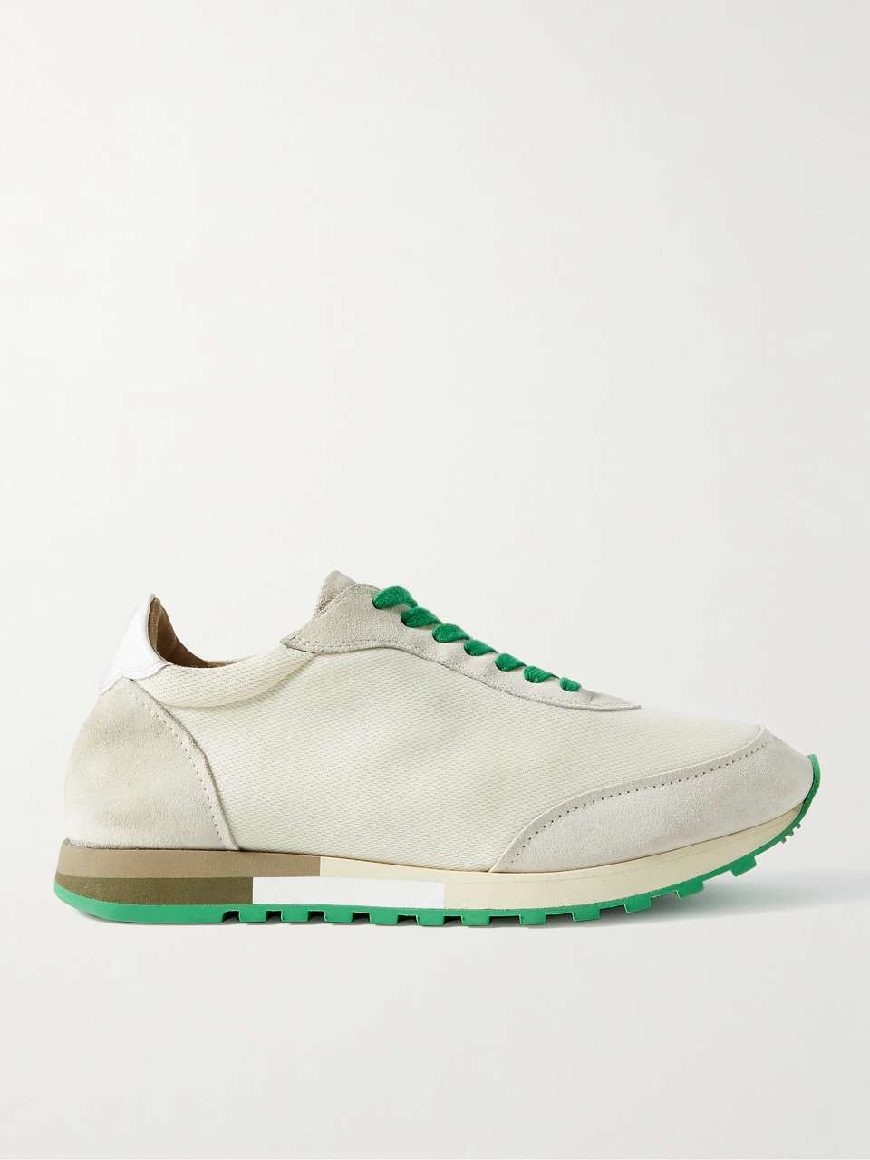 THE ROW Owen Suede-Trimmed Mesh Sneakers for Men | MR PORTER