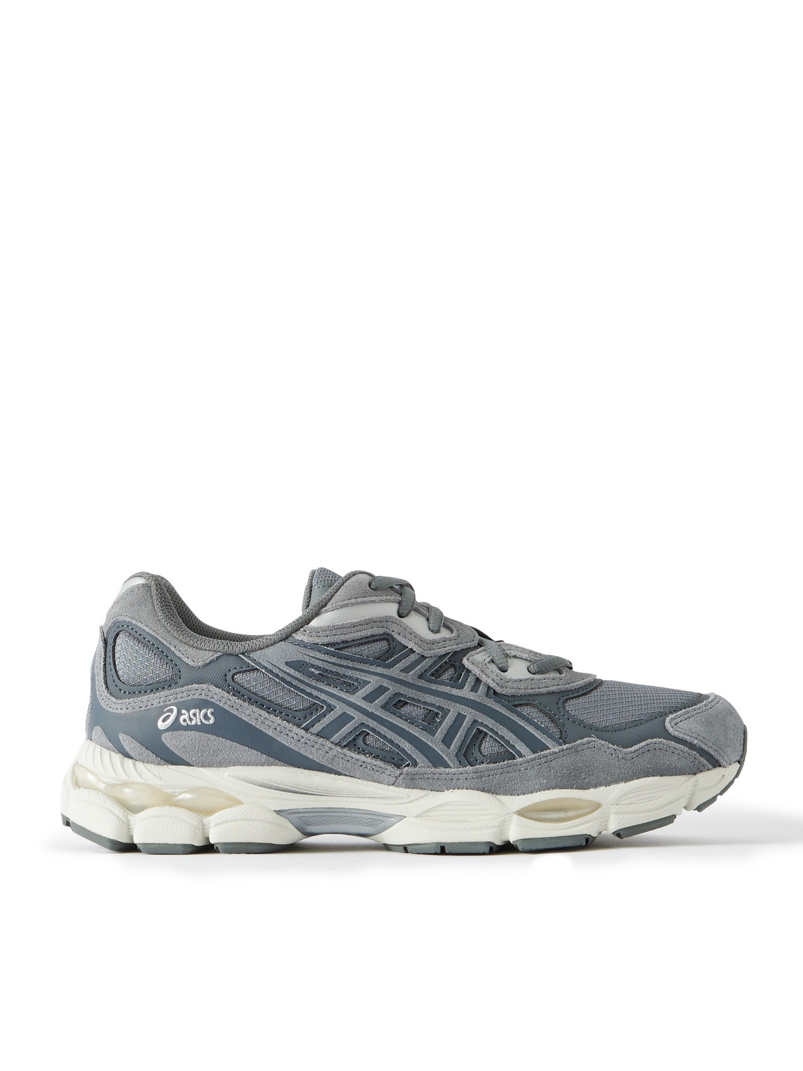 Asics Gel-nyc Suede And Rubber-trimmed Ripstop Sneakers In Gray | ModeSens
