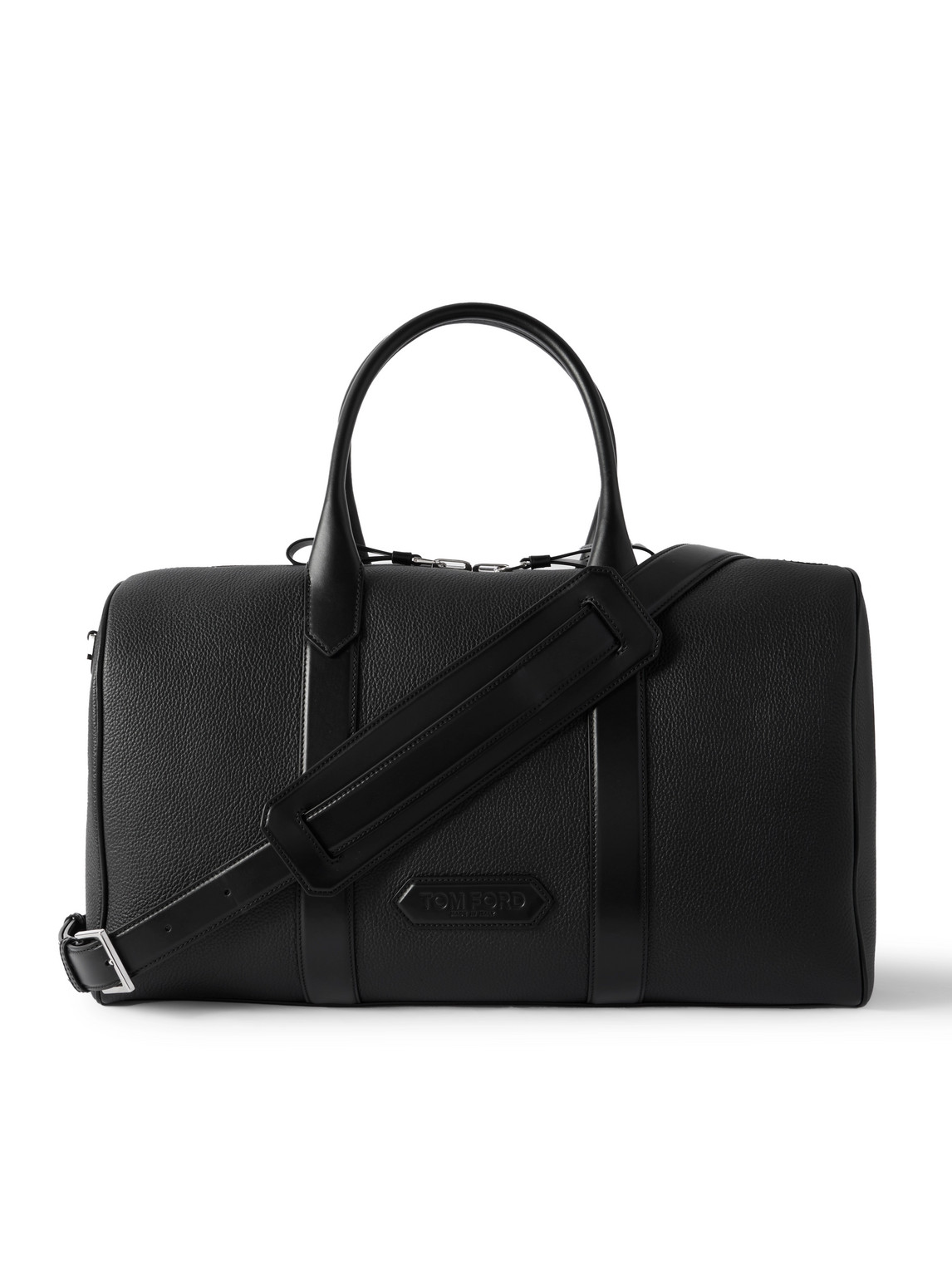 TOM FORD - Full-Grain Leather Duffle Bag - Men - Black for Men