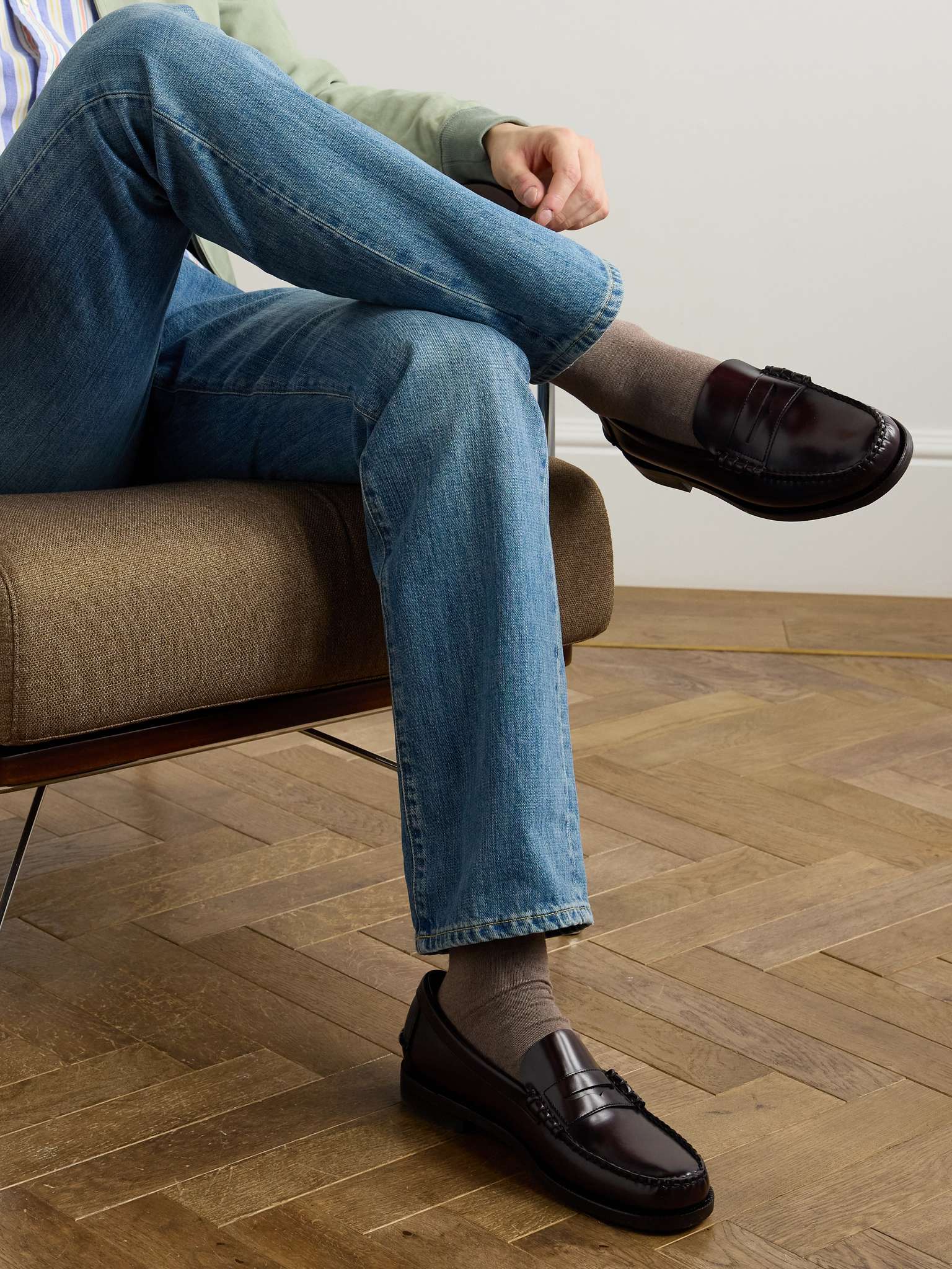 SEBAGO Classic Dan Leather Penny Loafers for Men | MR PORTER