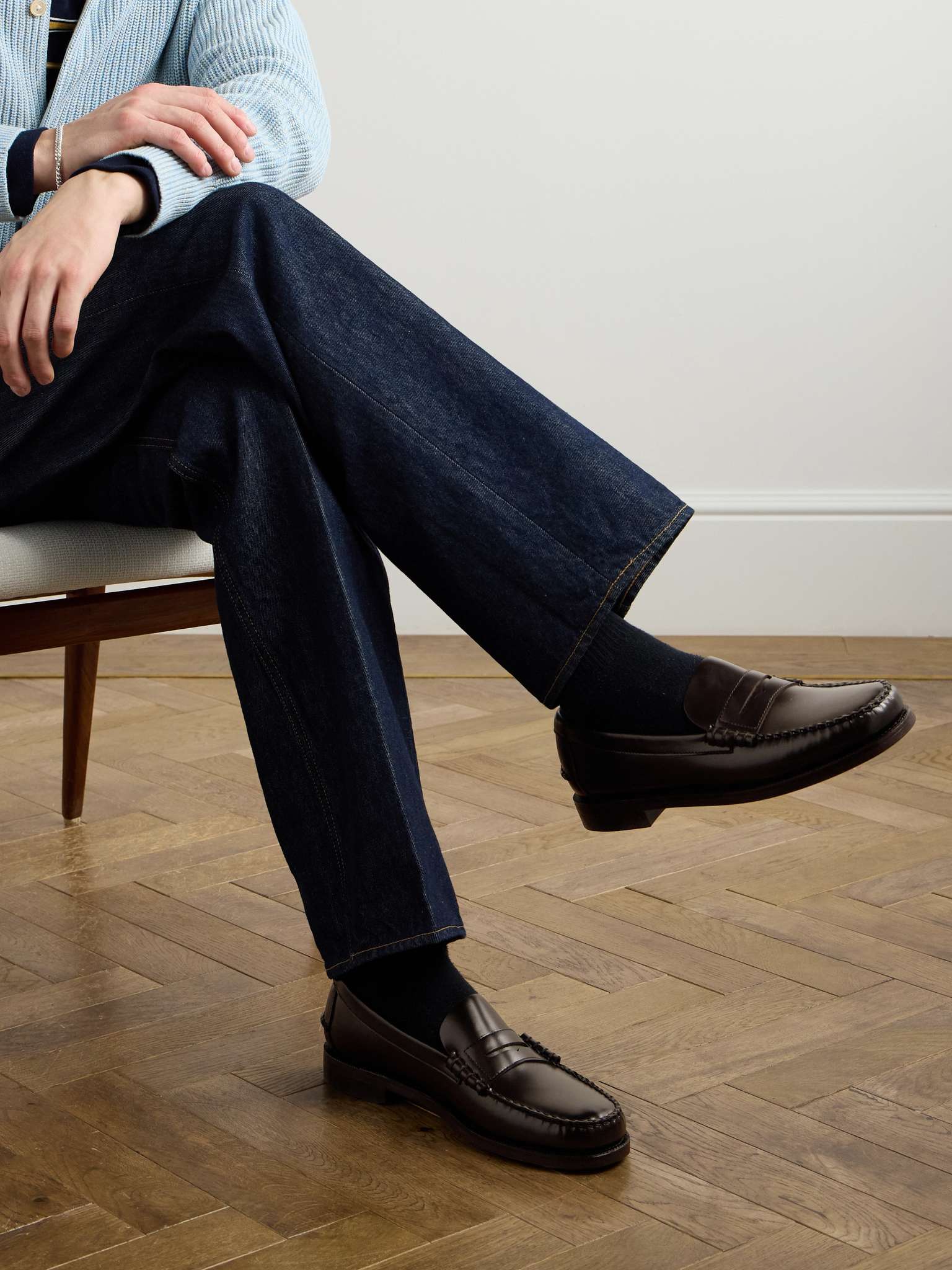 SEBAGO Classic Dan Leather Penny Loafers for Men | MR PORTER