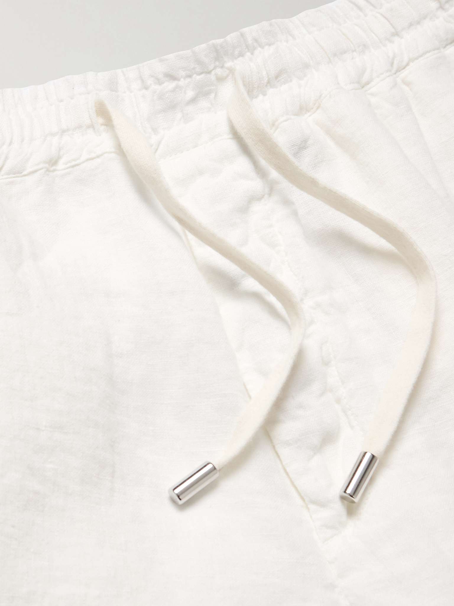 ALTEA Samuel Straight-Leg Linen Drawstring Shorts for Men | MR PORTER