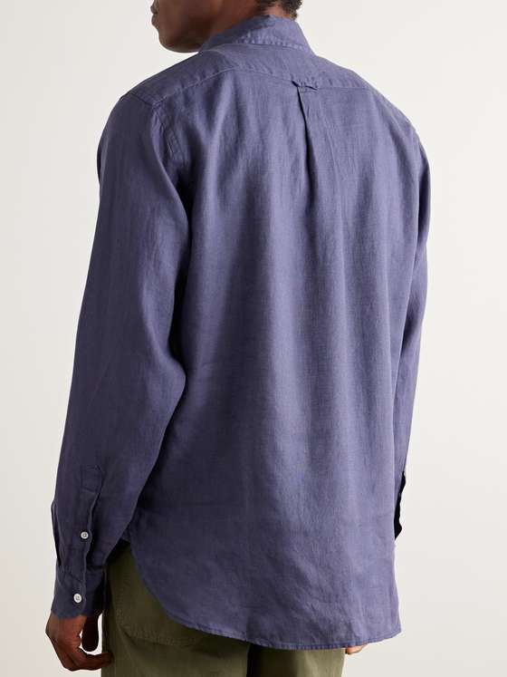 DRAKE'S Linen Shirt for Men | MR PORTER