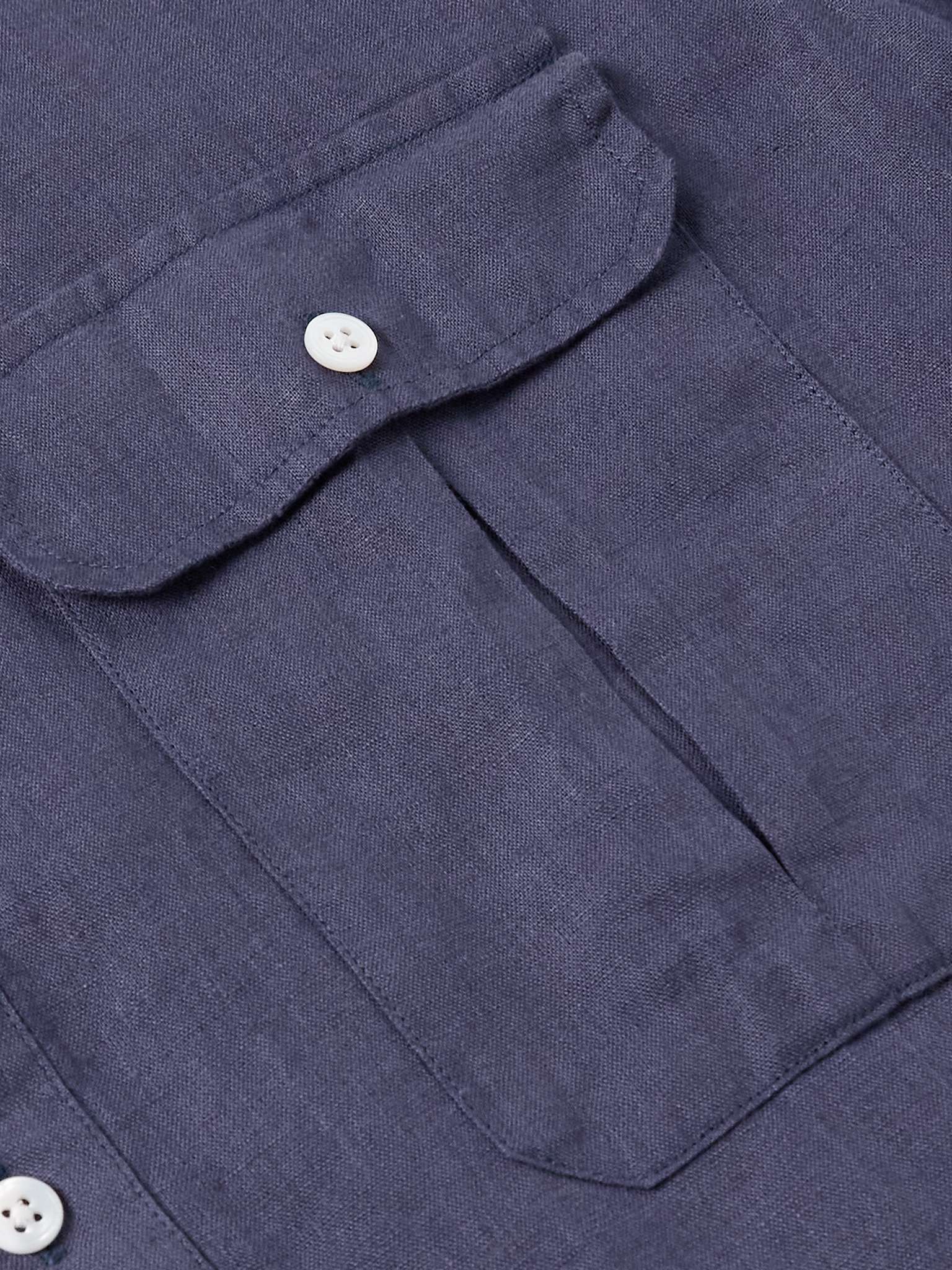 DRAKE'S Linen Shirt for Men | MR PORTER