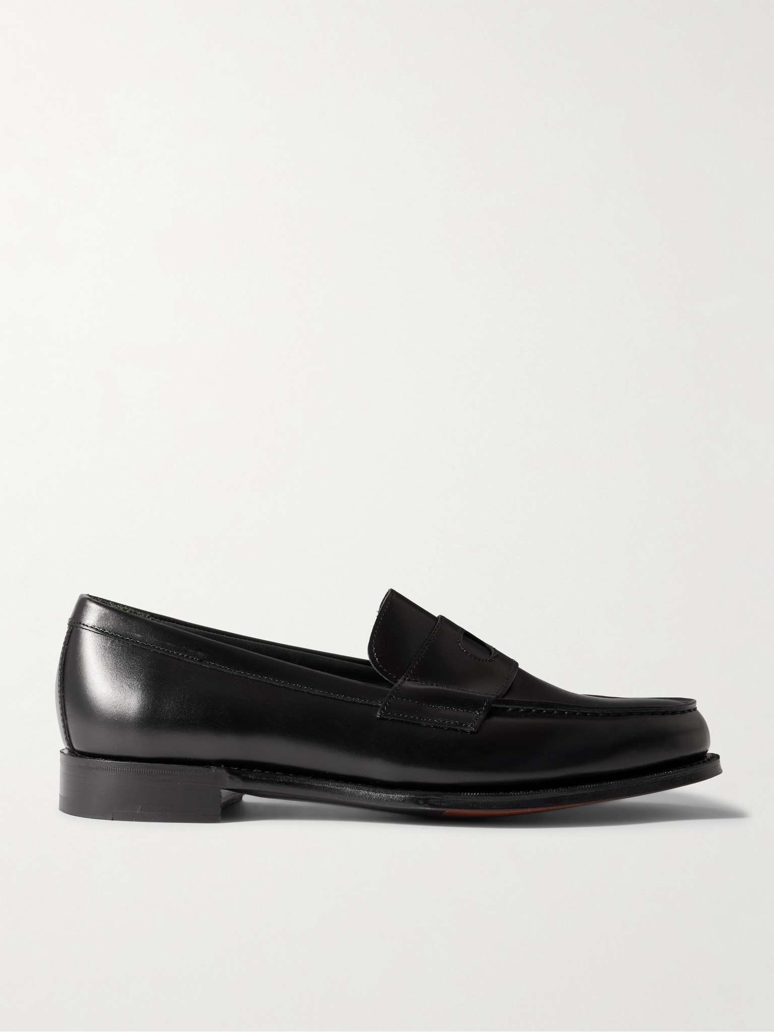 DRAKE'S Charles Leather Penny Loafers for Men | MR PORTER