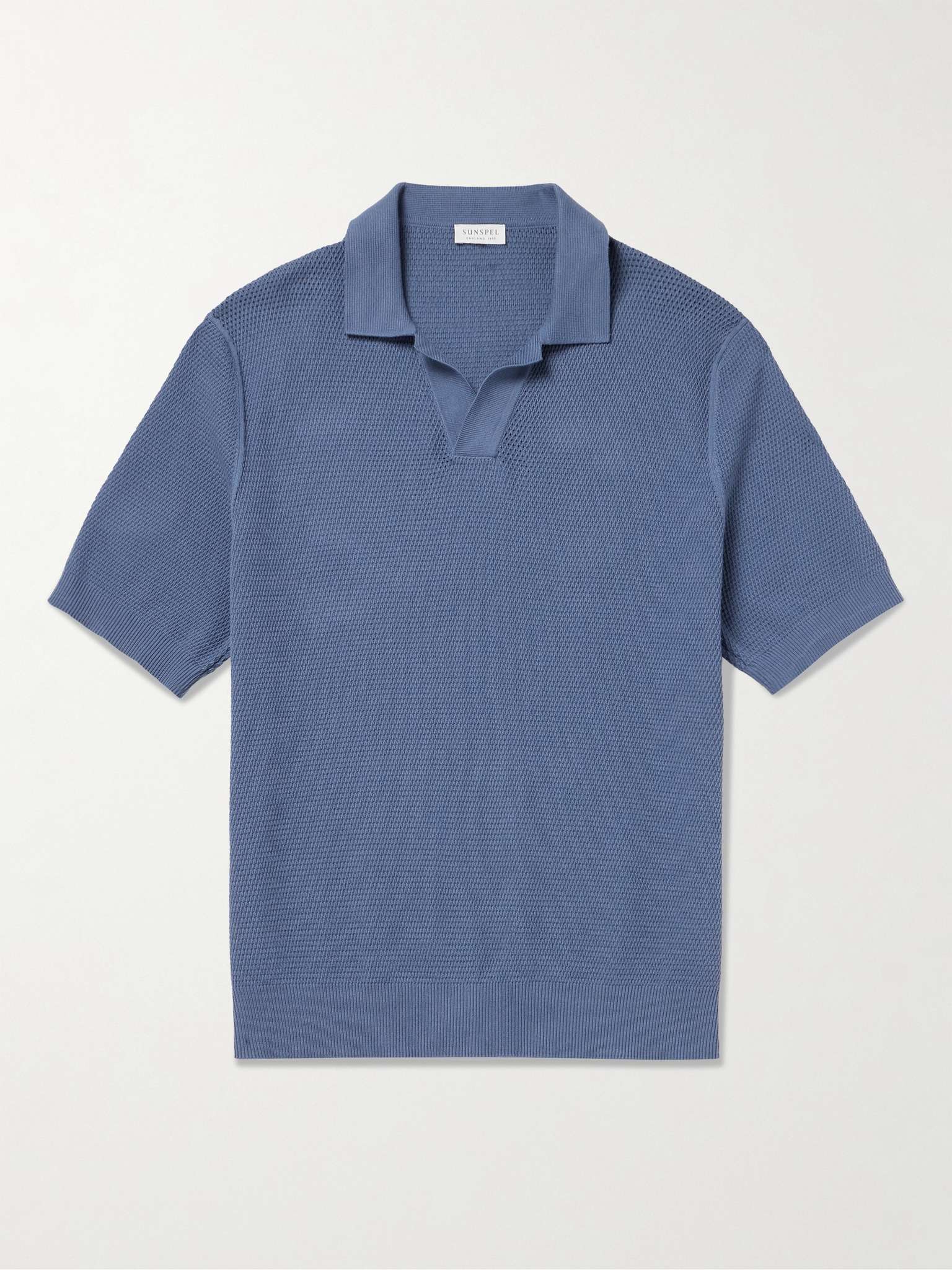 SUNSPEL Cotton-Mesh Polo Shirt for Men | MR PORTER
