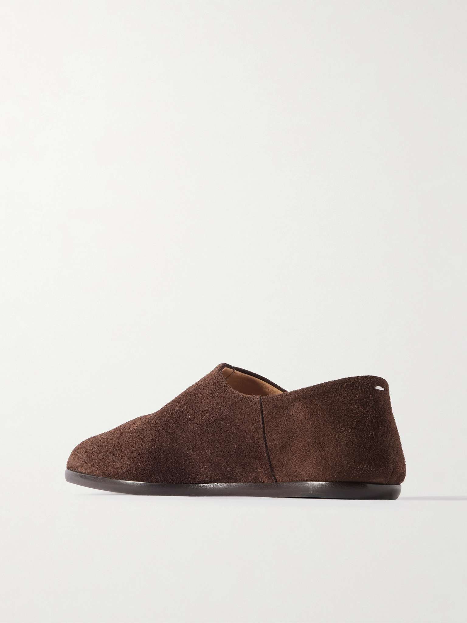 MAISON MARGIELA Tabi Split-Toe Suede Loafers for Men | MR PORTER