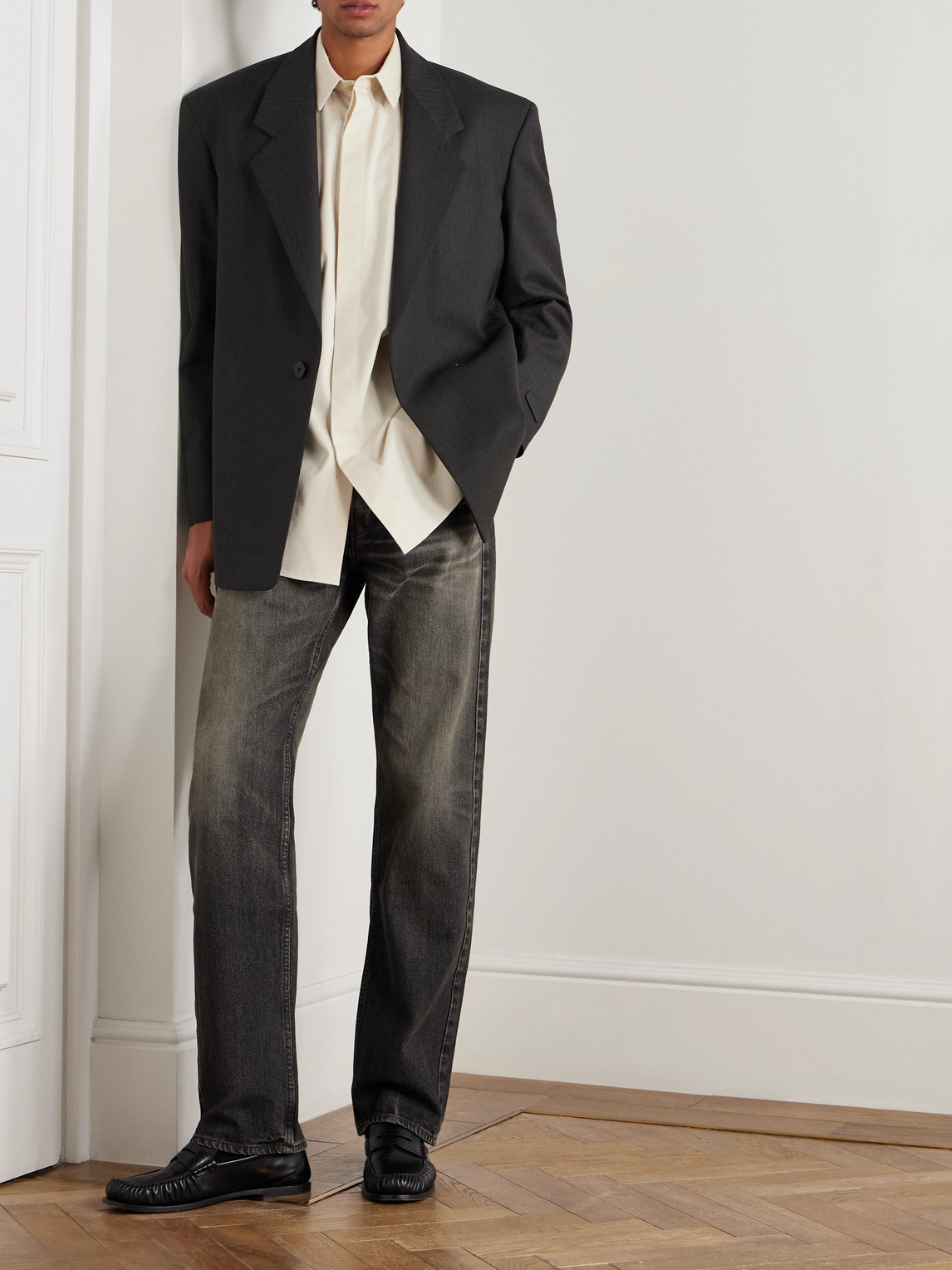 Fear of God - Straight-Leg Logo-Appliquéd Jeans - Curated Menswear