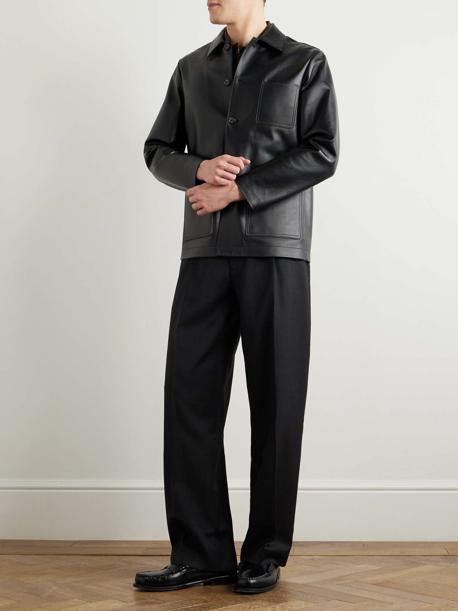 VALSTAR Luke Leather Jacket for Men | MR PORTER