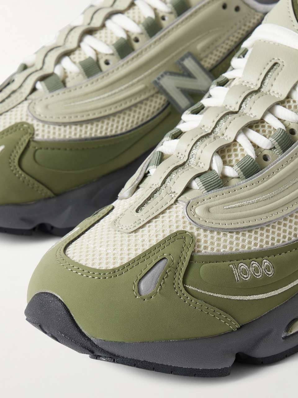 NEW BALANCE M1000 Embroidered Panelled Mesh Sneakers for Men | MR PORTER