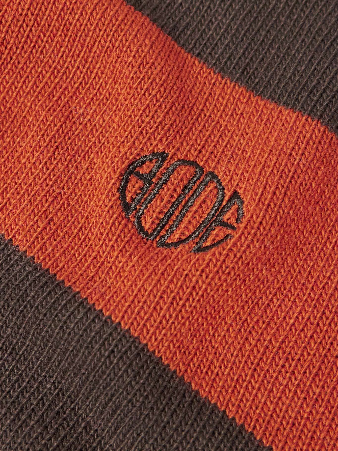 BODE Logo-Embroidered Striped Wool Polo Shirt for Men | MR PORTER