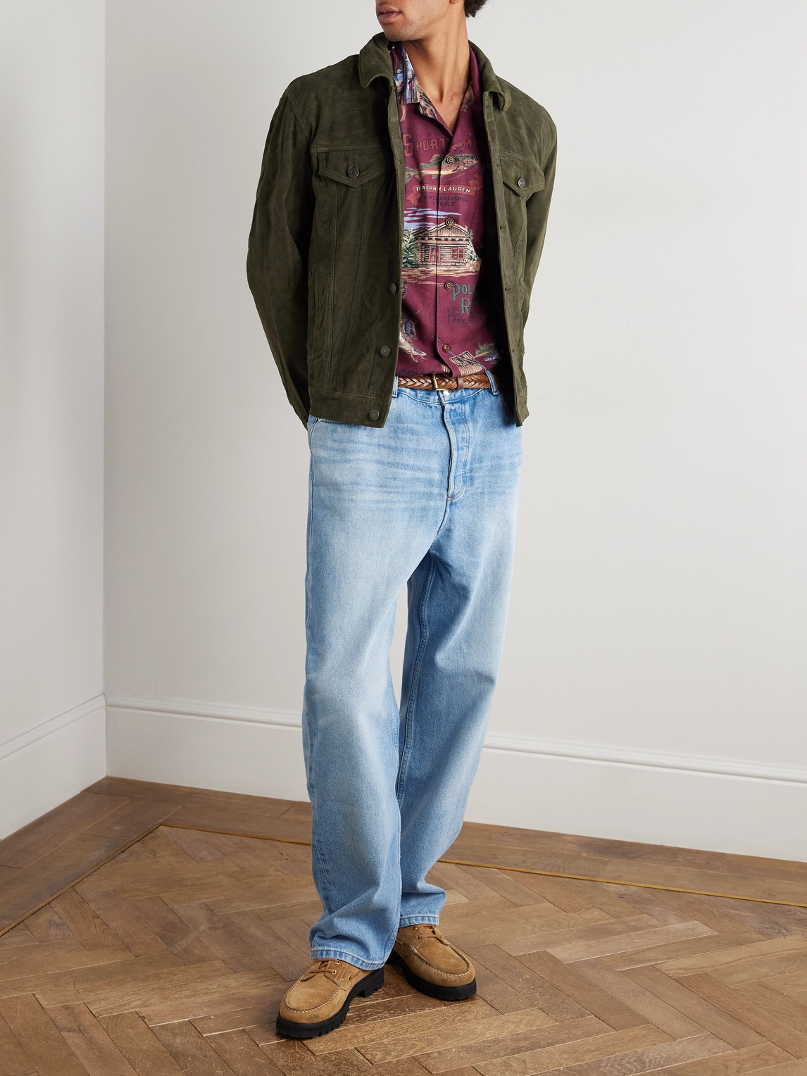 Polo Ralph Lauren - Slim-Fit Suede Trucker Jacket - Curated Menswear