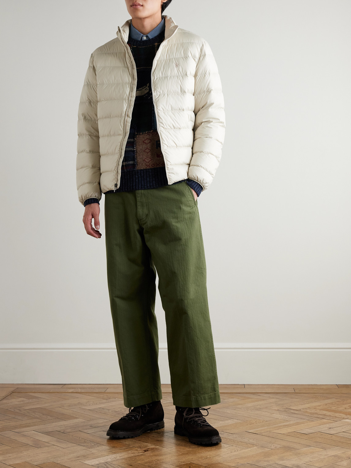 Polo Ralph Lauren - Logo-Embroidered Quilted Shell Down Jacket ...